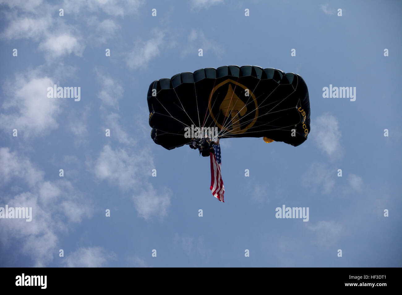 USSOCOM Parachute Demonstration Team "Para-Commandos" perform a ...