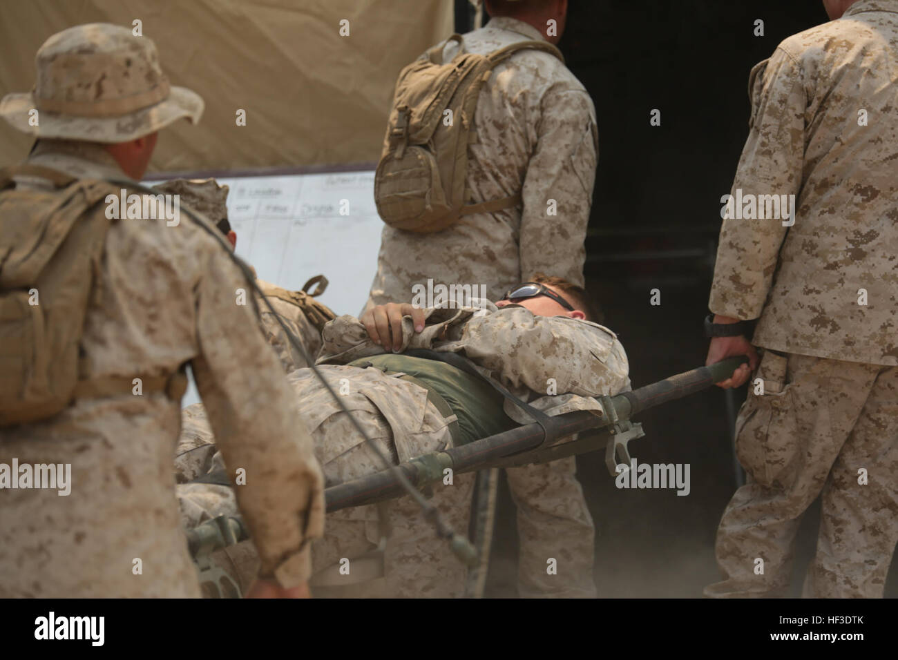Marines with 4th Medical Battalion, 4th Marine Logistics Group, Marine ...