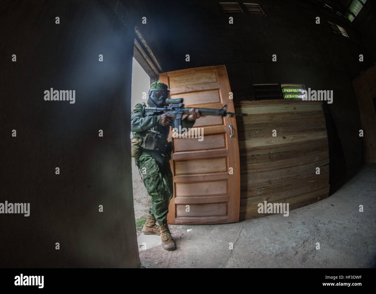 Multi-national forces practice interior urban tactics training ...