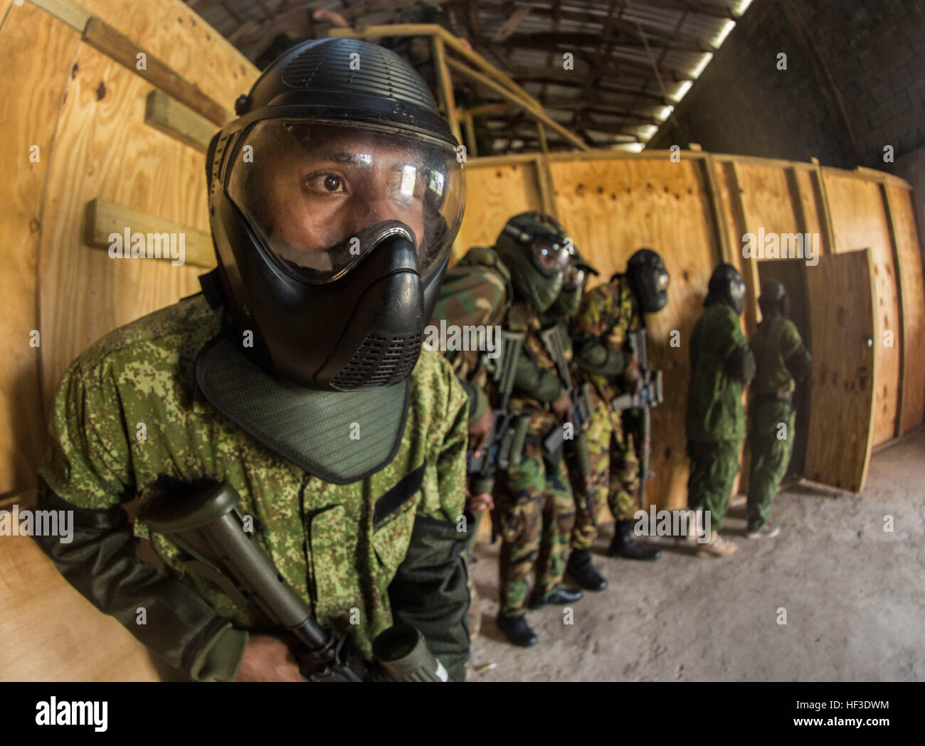 Multi-national forces practice interior urban tactics training ...