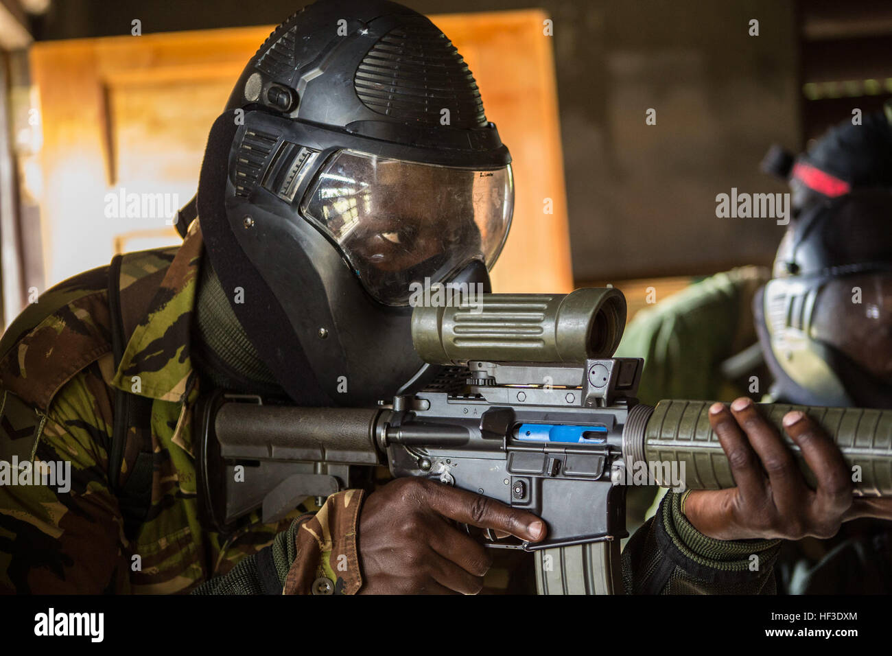 Multi-national forces practice interior urban tactics training ...