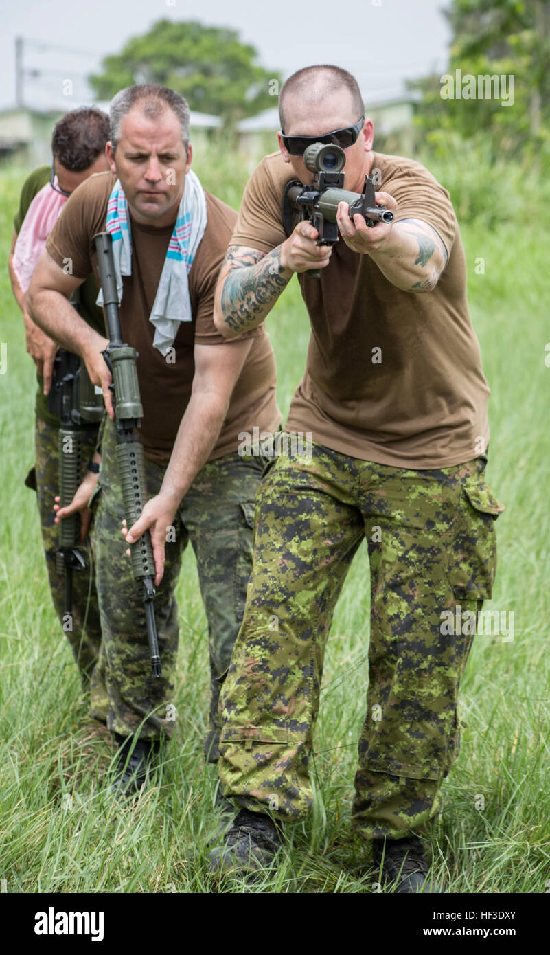 Canadian Sgt. Allaby Curtis, operation instructor, 2nd Battalion, Royal ...