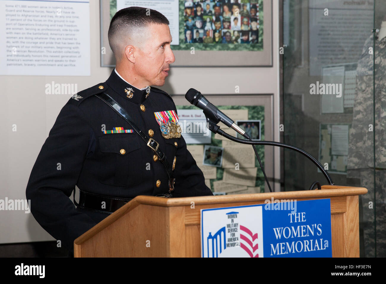 Marine Barracks Washington conducts a sunset parade at the Women in ...