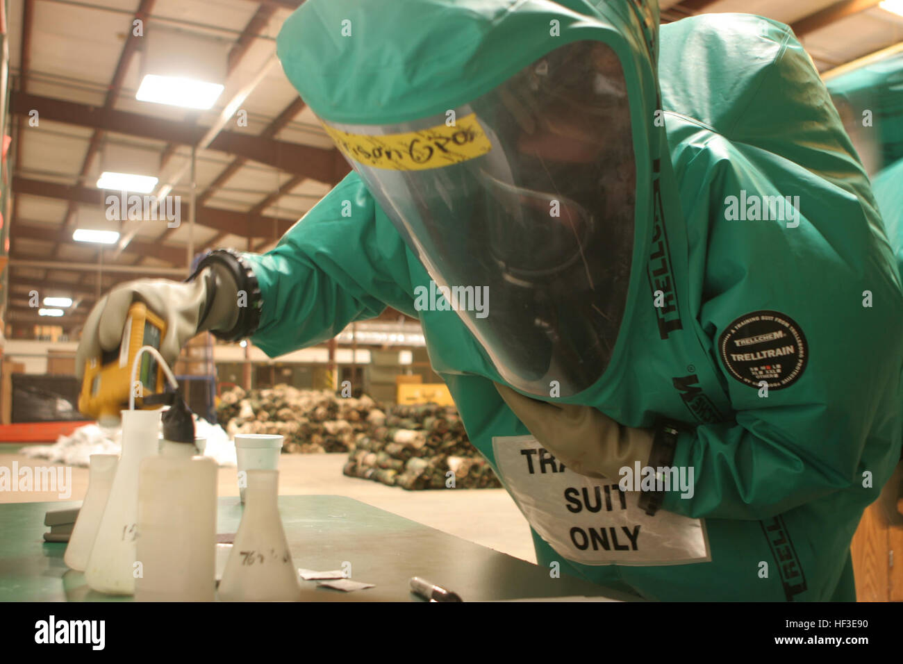 Pfc. Quintin L. Harrison, a chemical, biological, nuclear and ...