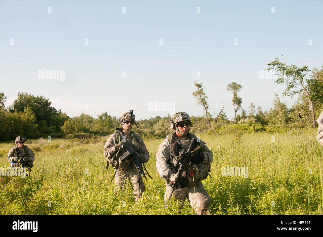 U.S. Army Soldiers with A Company, 3rd Battalion, 172nd Infantry ...