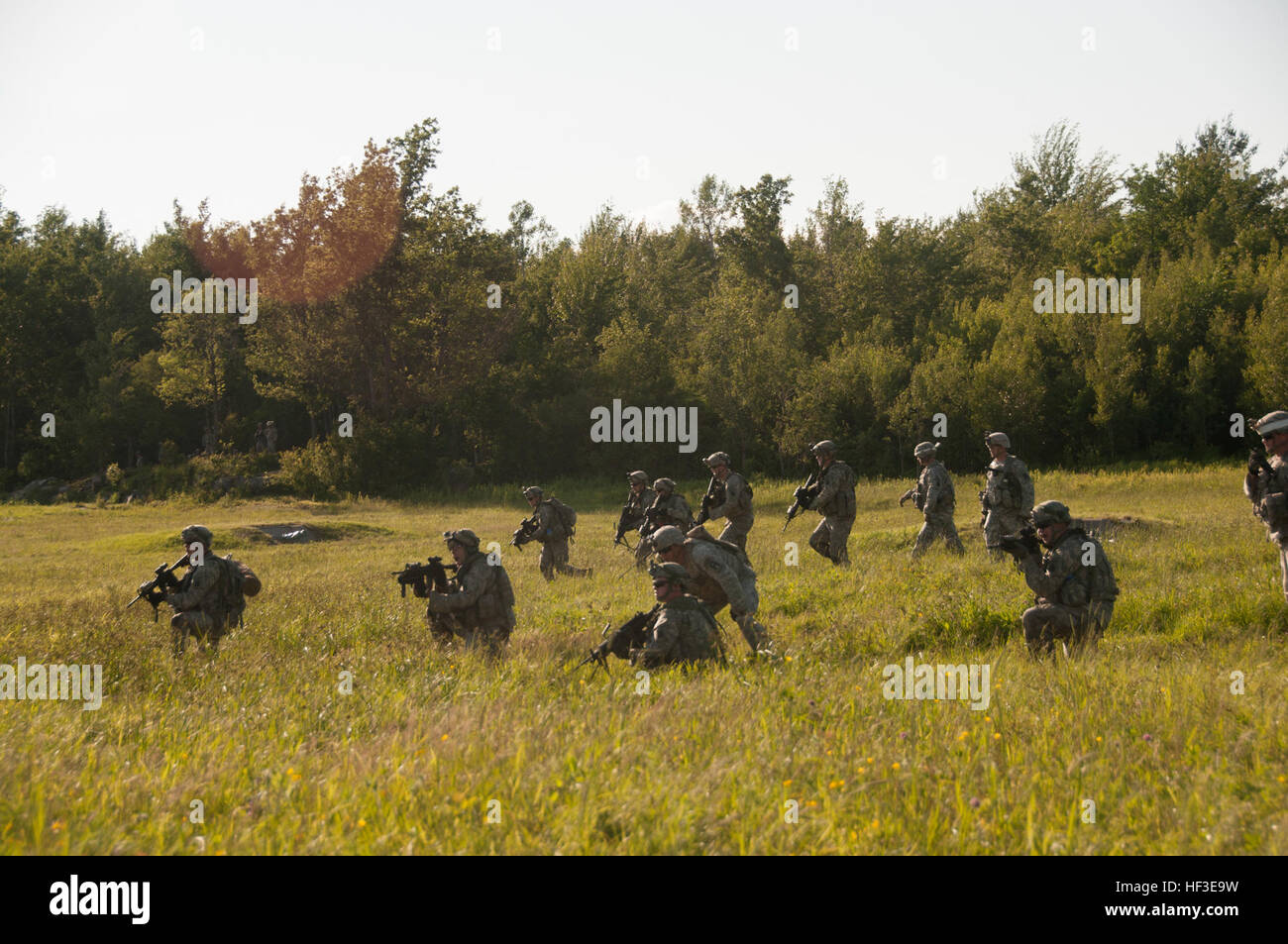 Soldiers from A Company, 3rd Battalion, 172nd Infantry Regiment ...