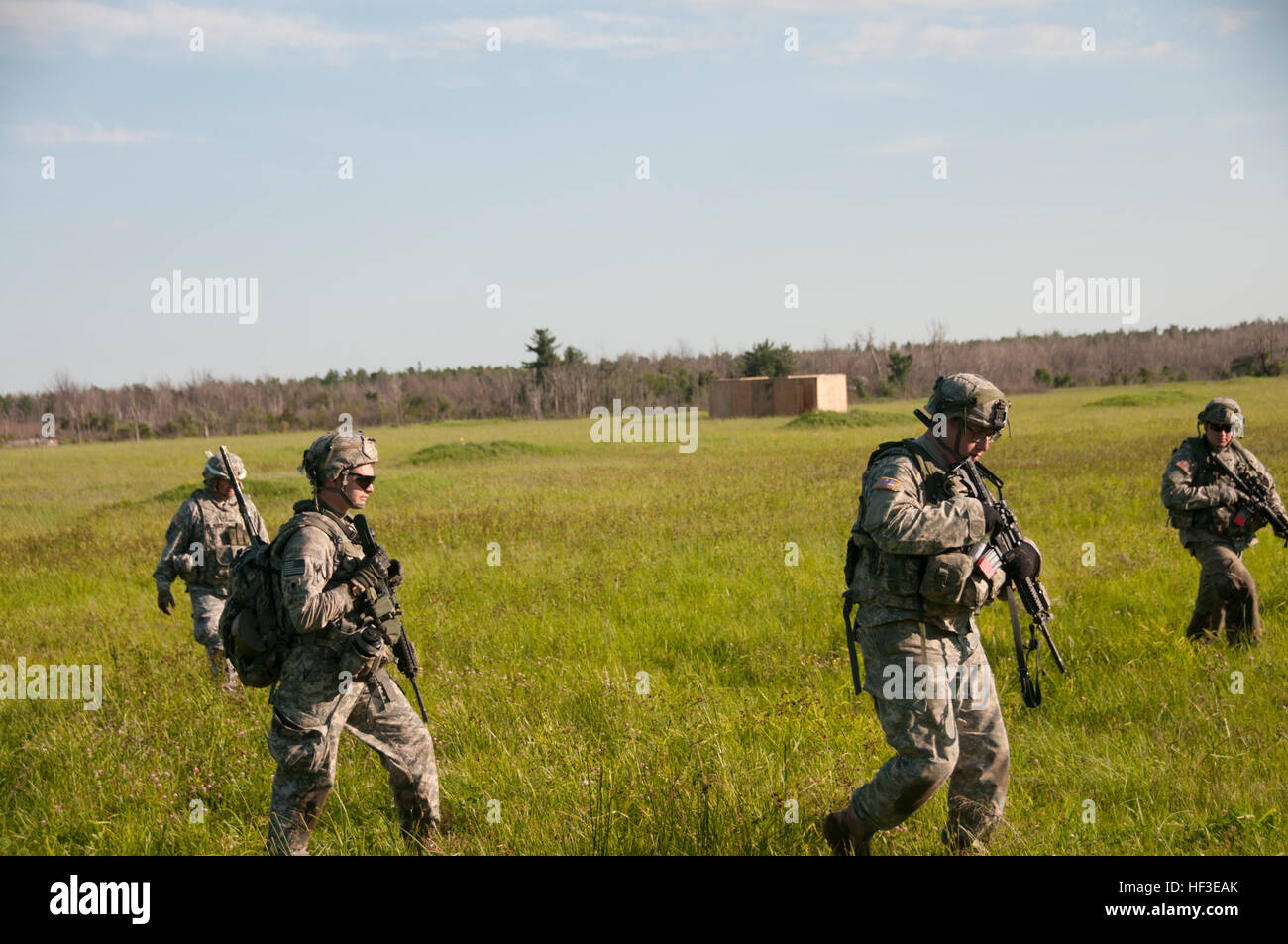 U.S. Army Soldiers with A Company, 3rd Battalion, 172nd Infantry ...