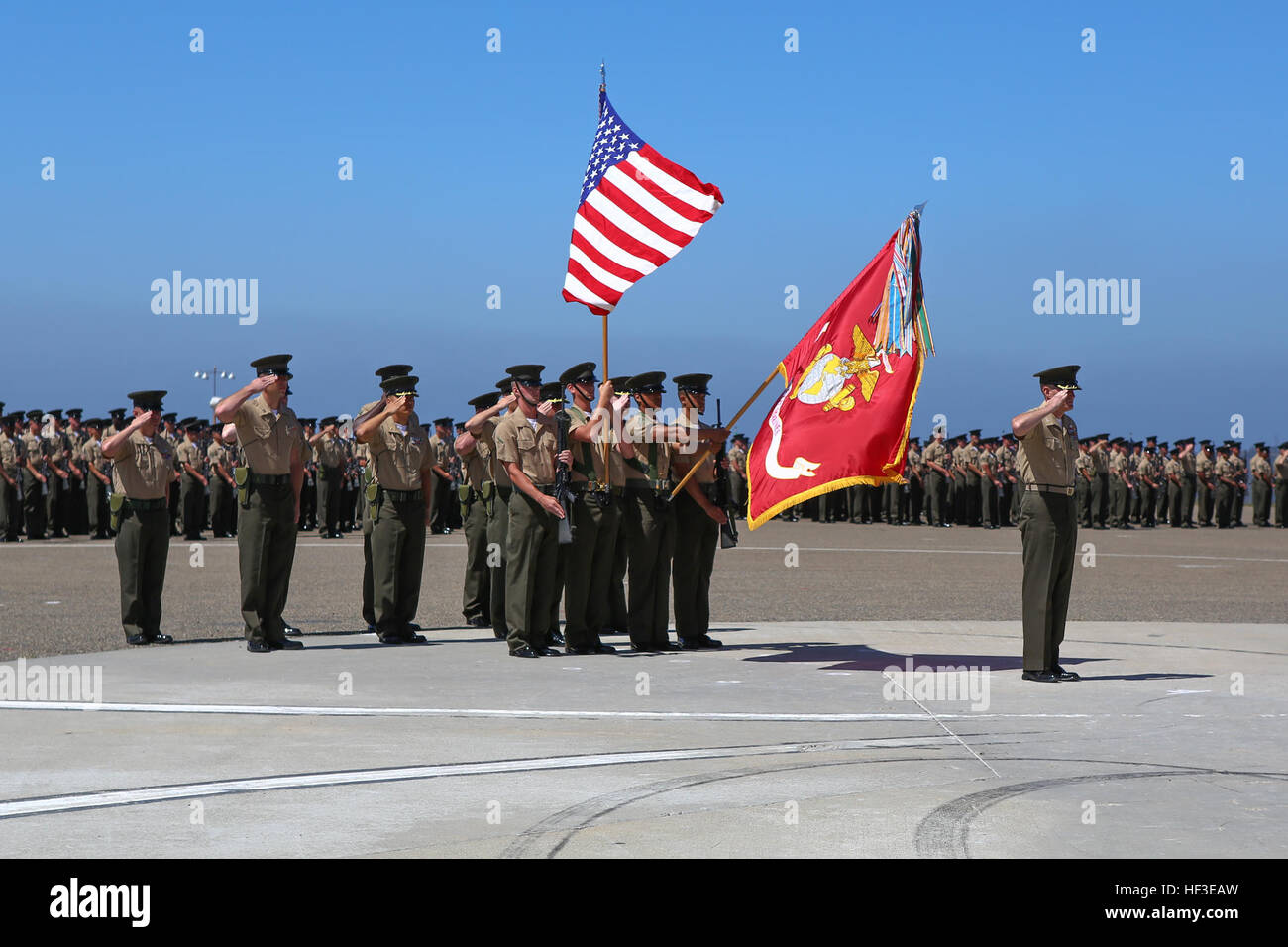 Colonel Jason Q. Bohm salutes after relinquishing his role as the ...