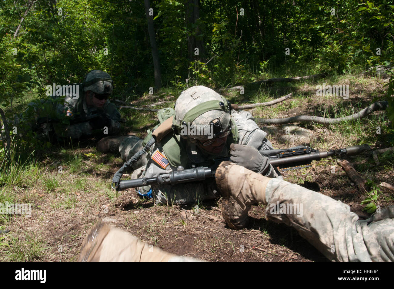 U.S. Army Soldiers with A Company, 3rd Battalion, 172nd Infantry ...