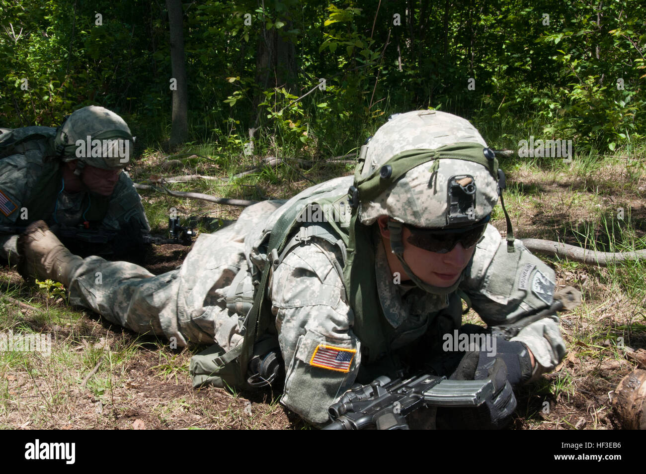 U.S. Army Soldiers with A Company, 3rd Battalion, 172nd Infantry ...