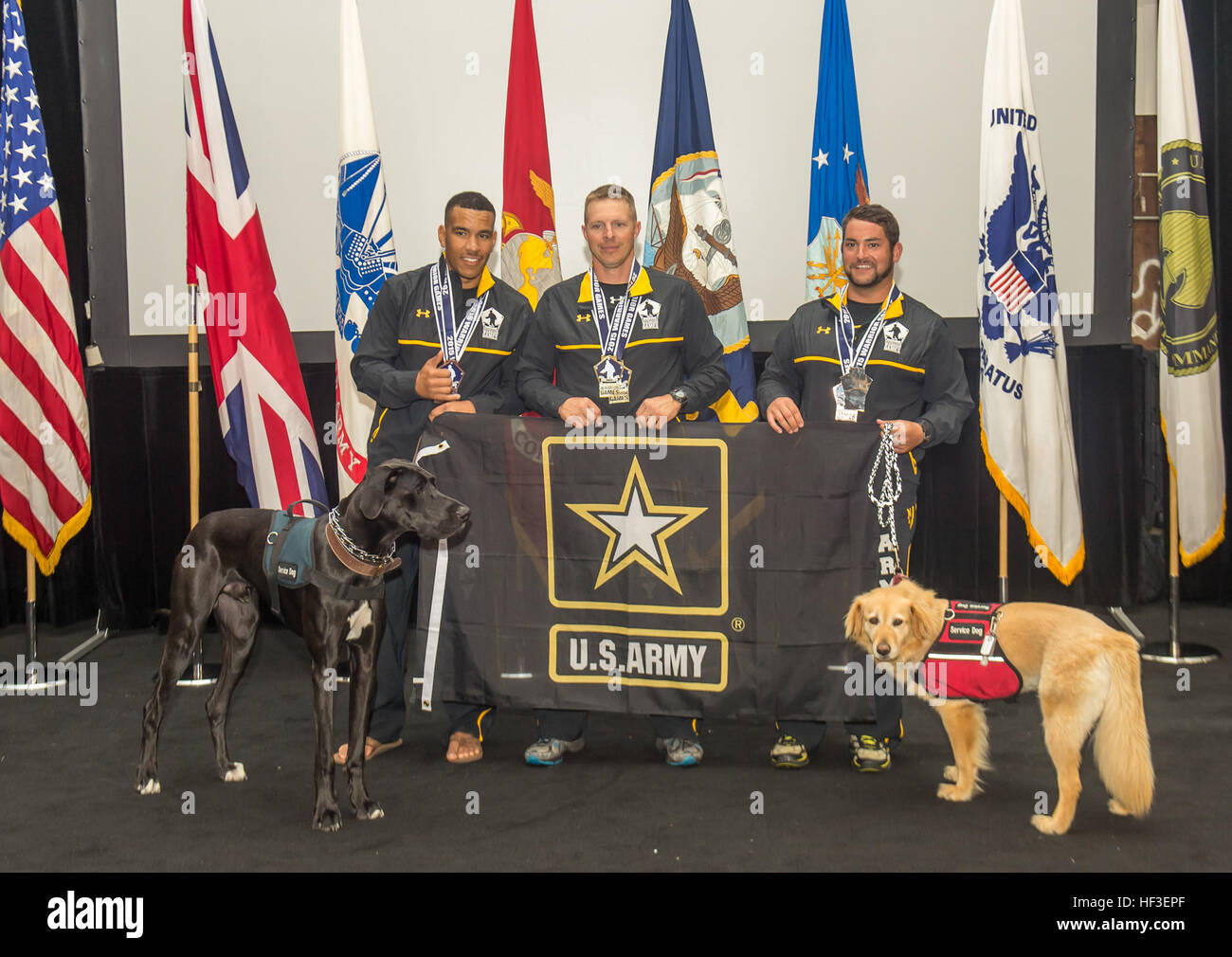 U.S. Army Sgt. Blake Johnson, Sgt. 1st Class Michael McPhall, and Sgt ...