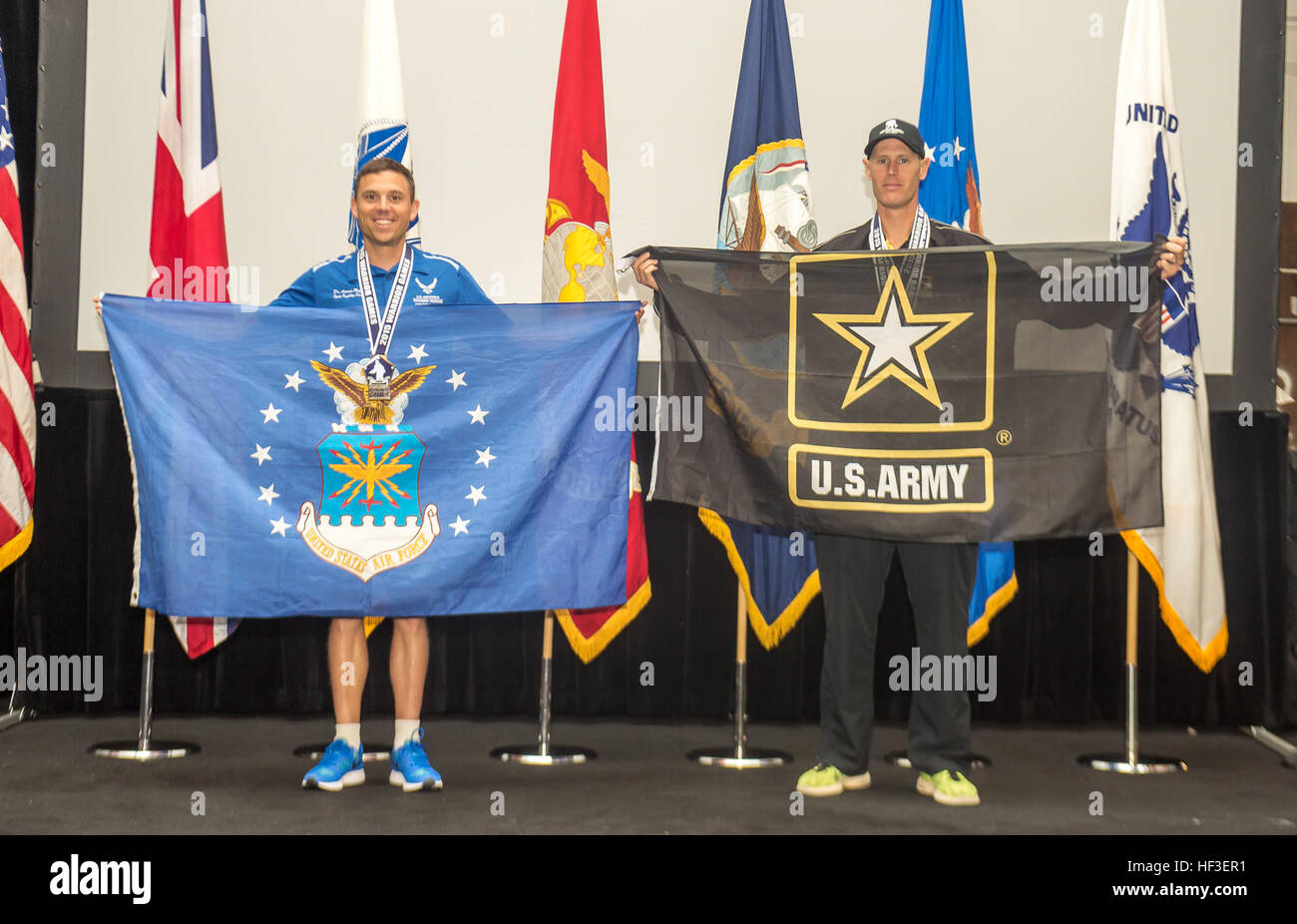 U.S. Air Force veteran Staff Sgt. Timothy Babb and Army Spc. Terry ...