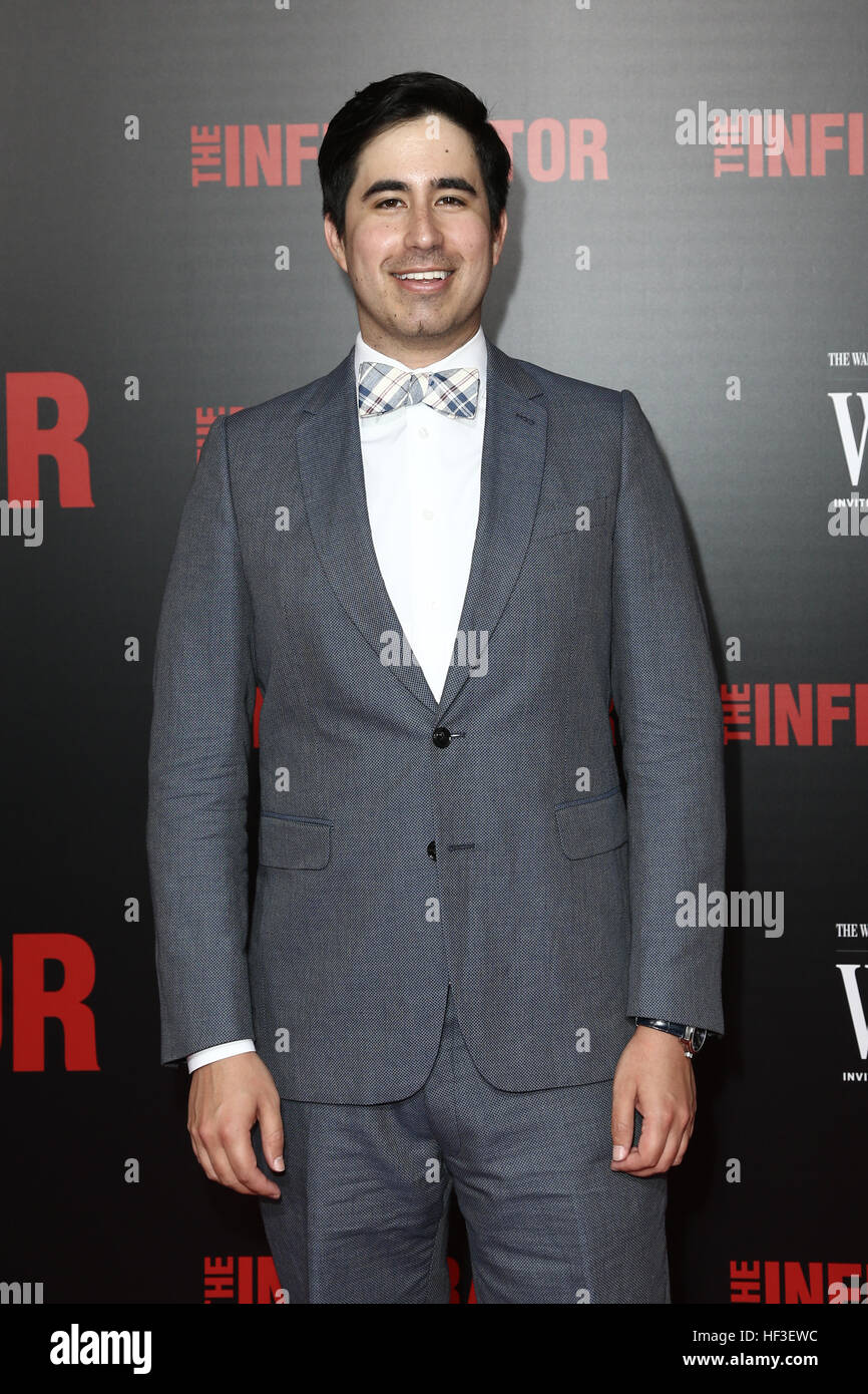 Daniel Hammond attends "The Infiltrator" premiere at AMC Loews Lincoln ...