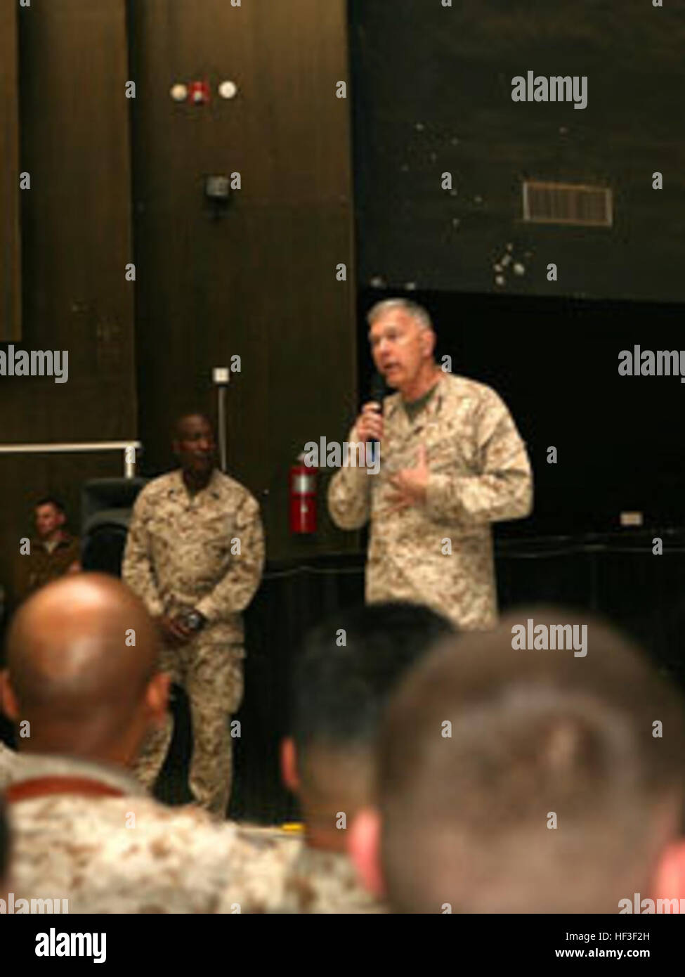 Commandant of the Marine Corps, General James T. Conway and Sergeant ...