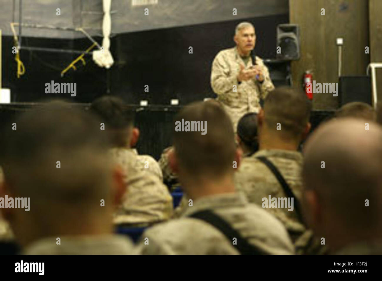 Commandant of the Marine Corps, General James T. Conway and Sergeant ...