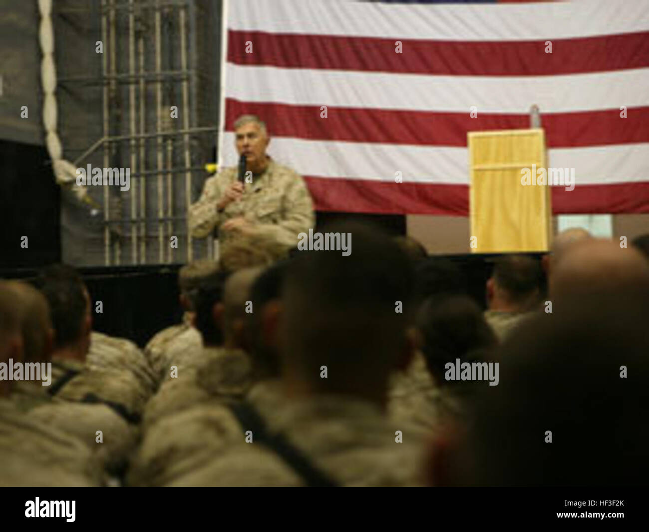 Commandant of the Marine Corps, General James T. Conway and Sergeant ...