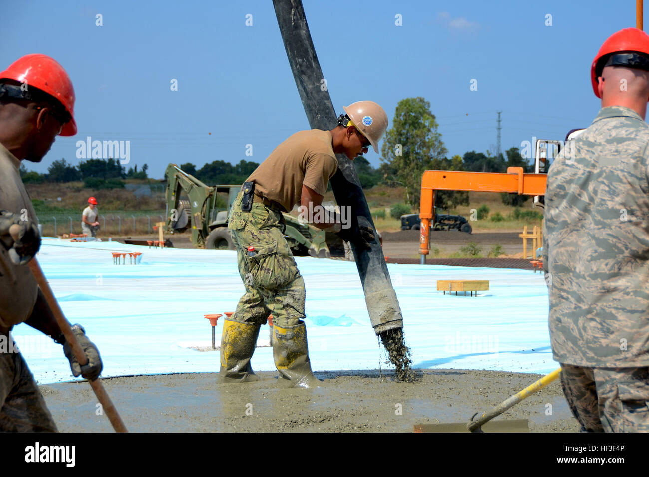 U.S. Navy Builder Constructionman 2nd Class Martin Riddle, a Seabee ...