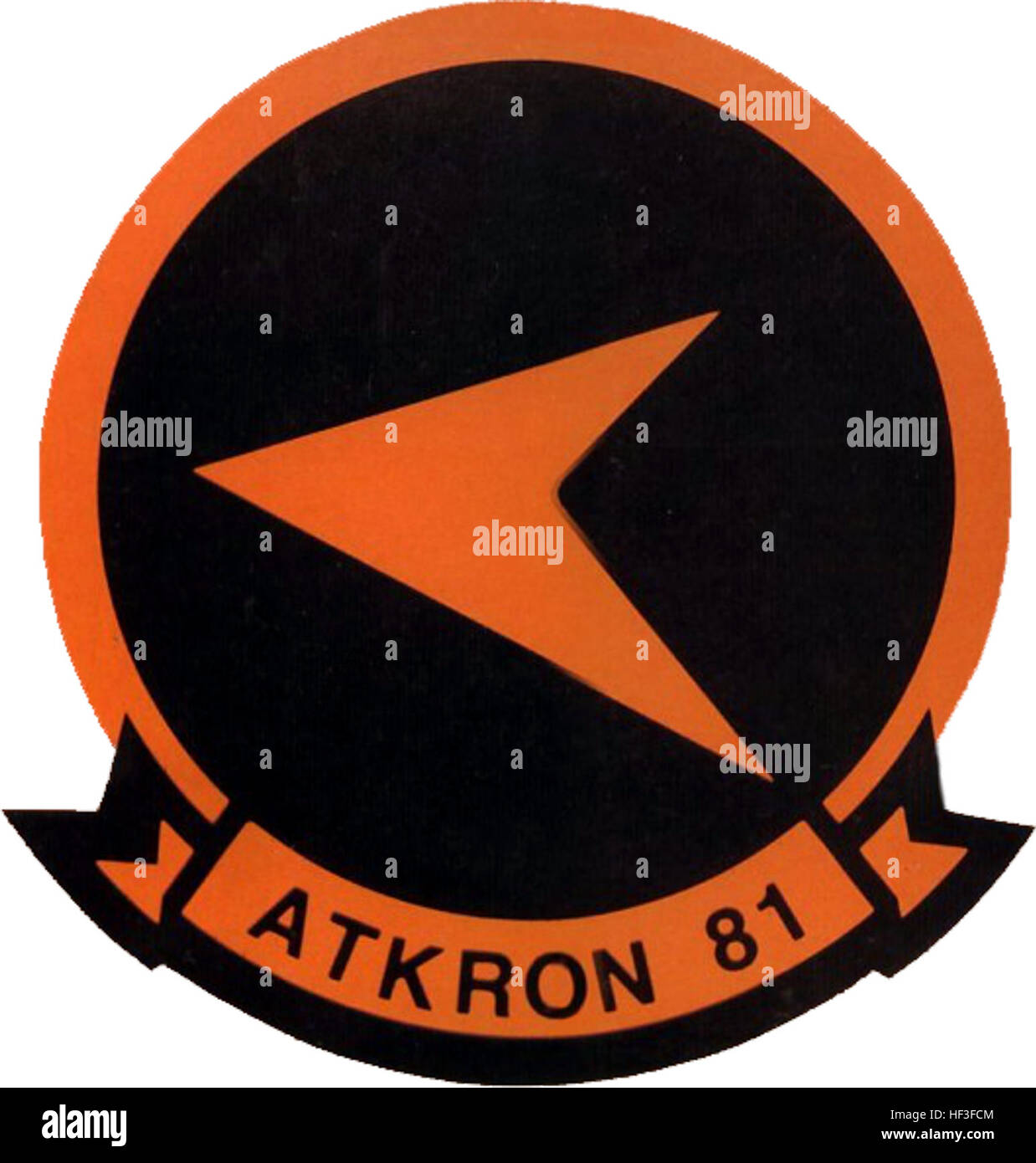 Attack Squadron 81 (US Navy) patch 1982 Stock Photo - Alamy