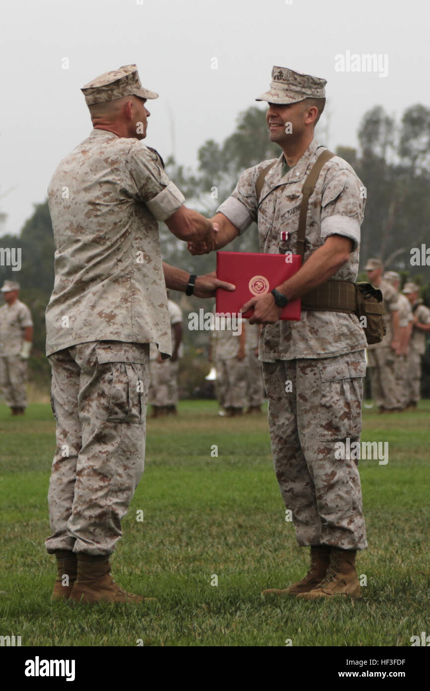 The assistant wing commander of 3d Marine Aircraft Wing (MAW), Brig ...