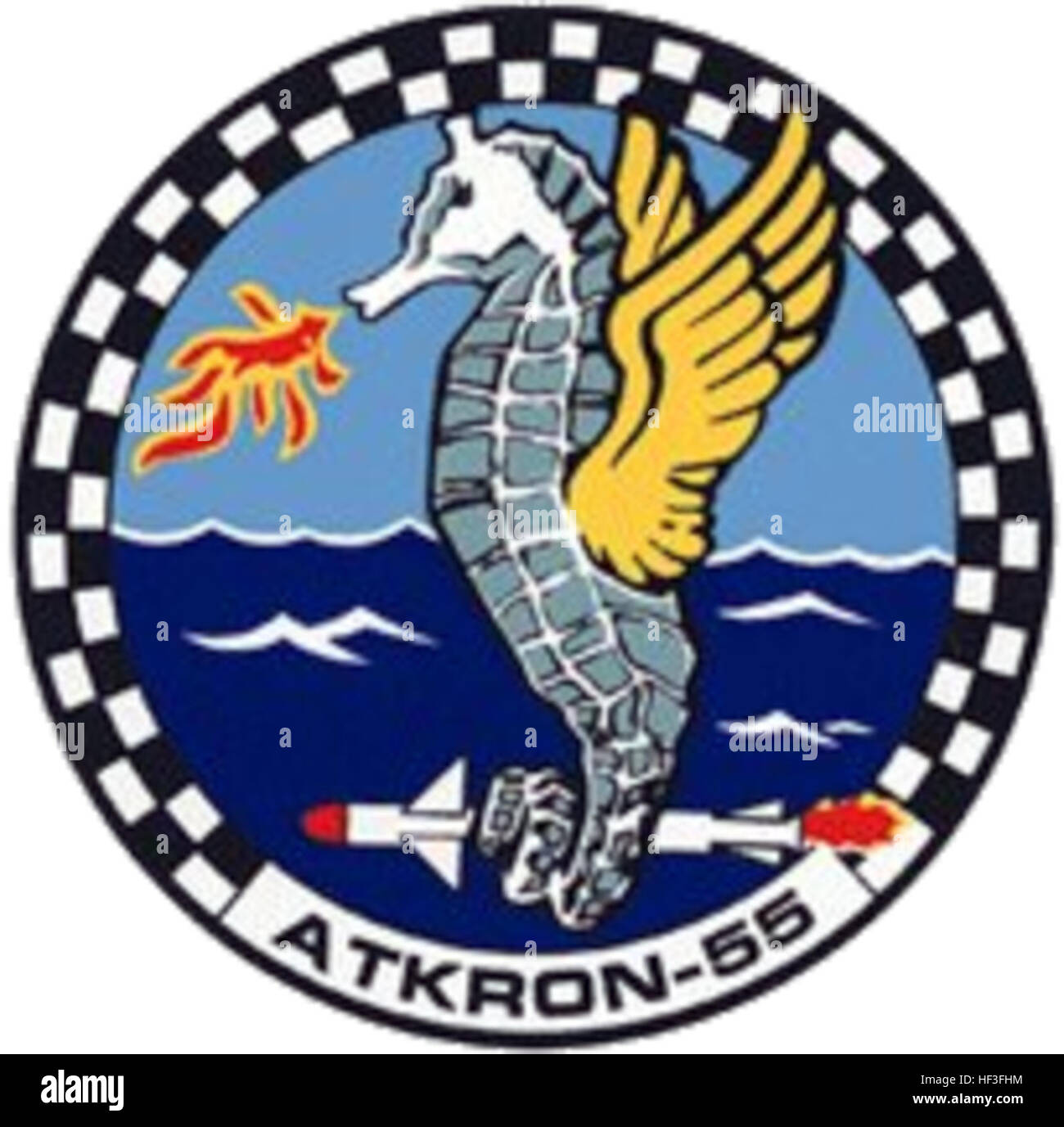 Attack Squadron 55 (US Navy) patch c1955 Stock Photo - Alamy