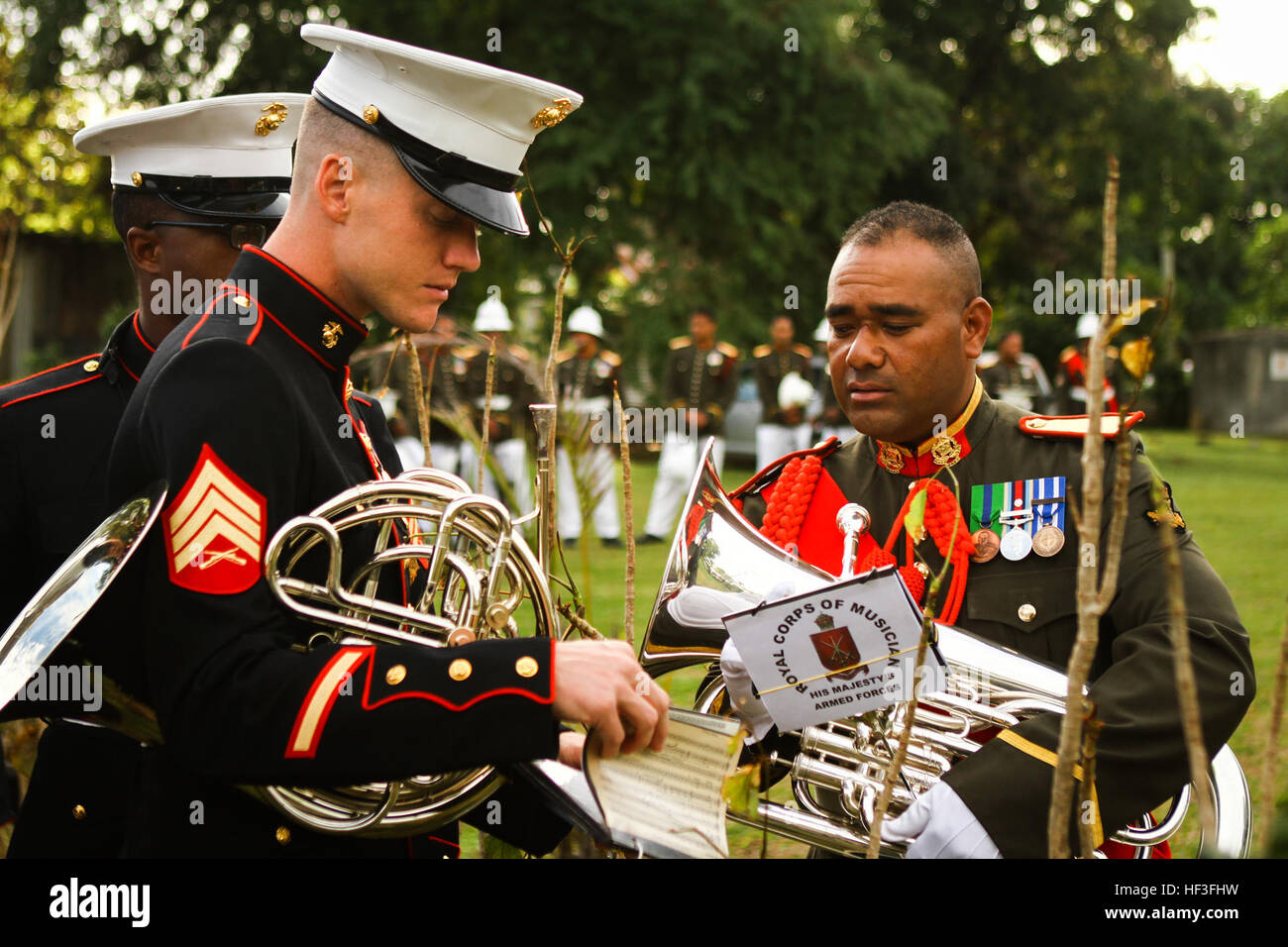 U.S. Marine Sgt. Dustin Beaty, U.S. Marine Corps Forces, Pacific Band ...