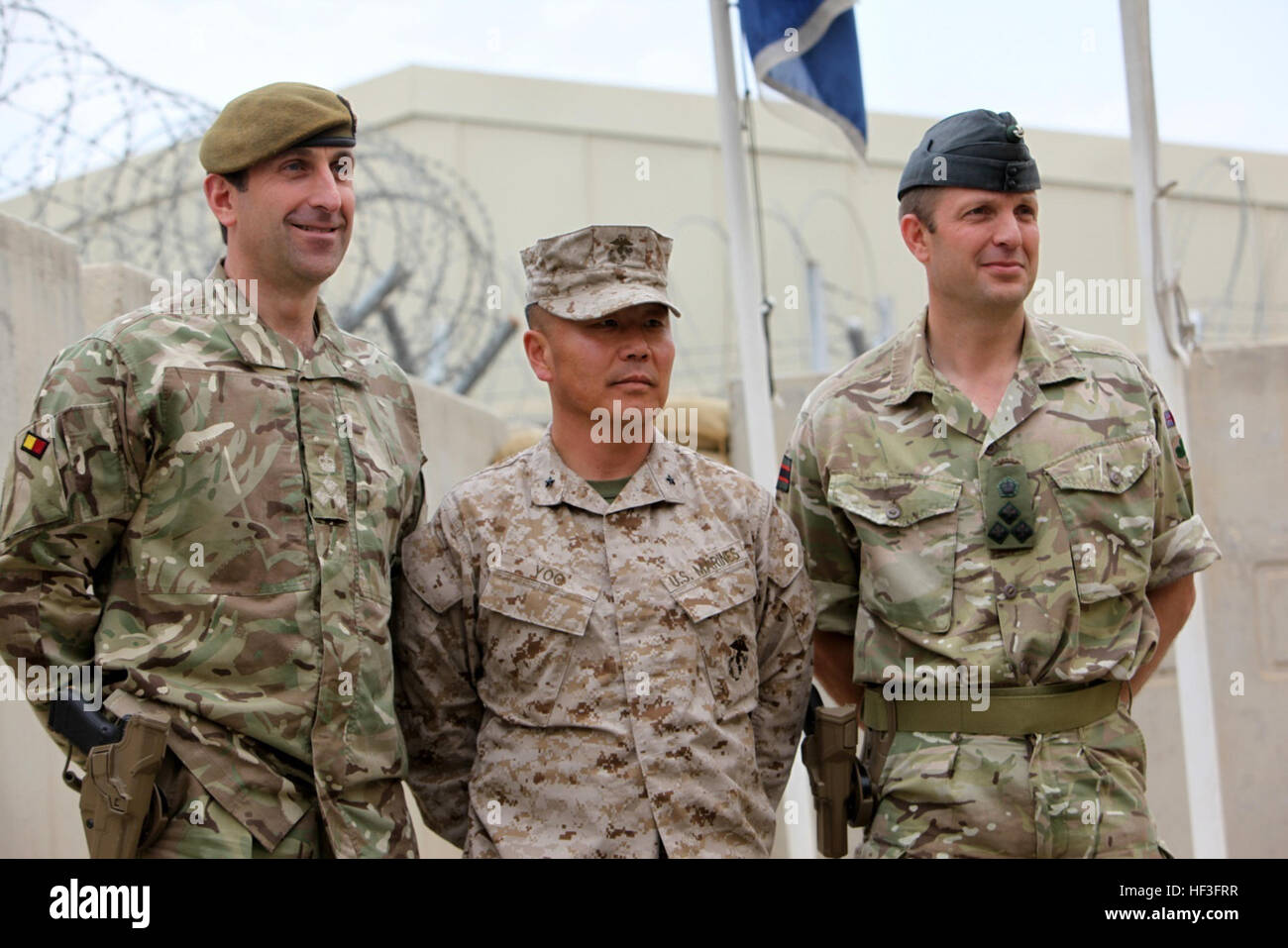 Task force helmand commander brigadier james woodham at camp bastion hi ...