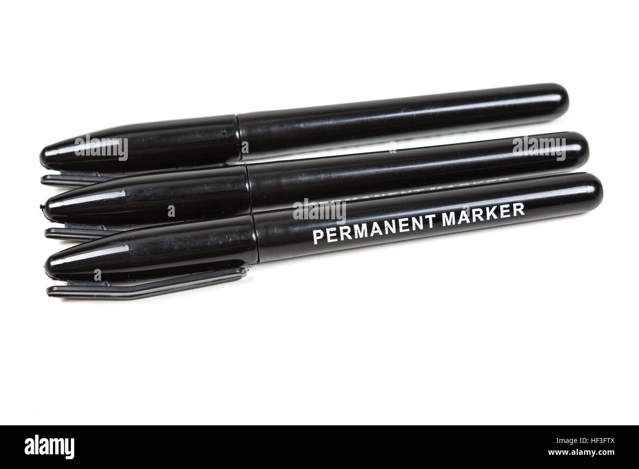 Black permanent marker isolated on white background Stock Photo - Alamy
