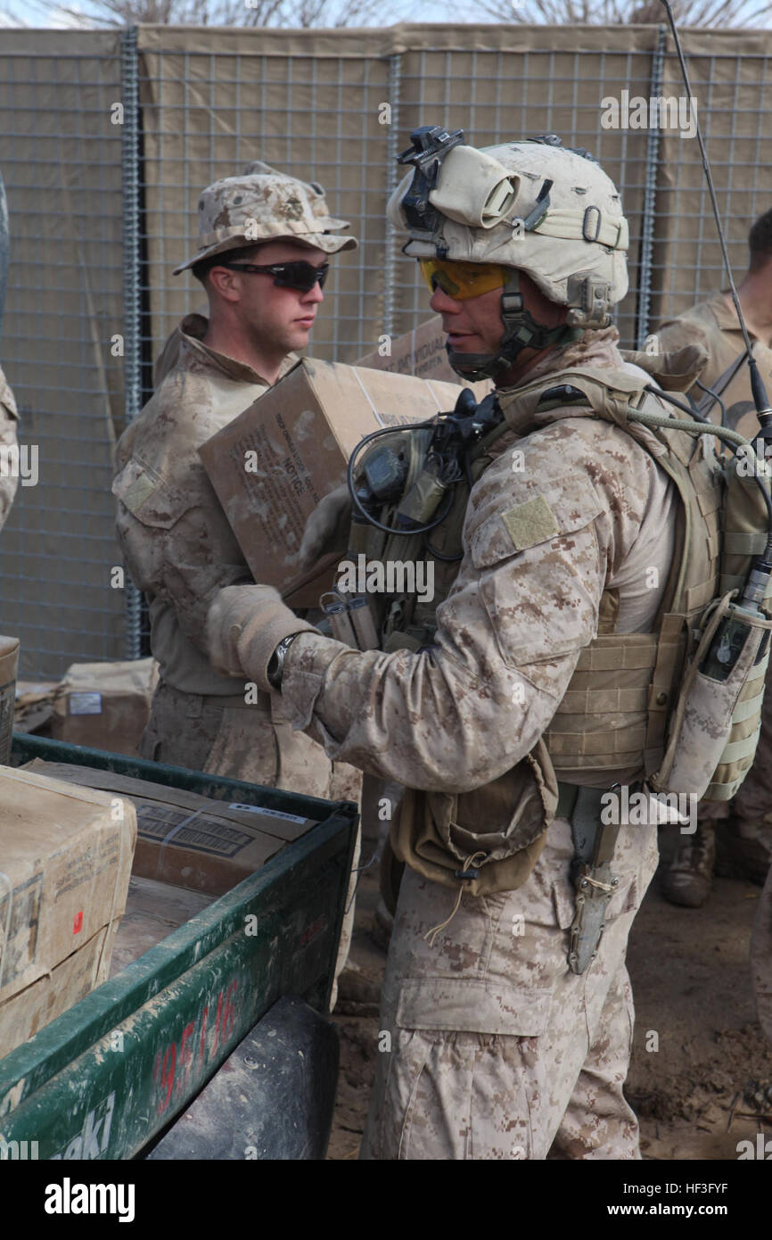 U.S. Marine Corps Gunnery Sgt. John M. Foster III, platoon sergeant for ...