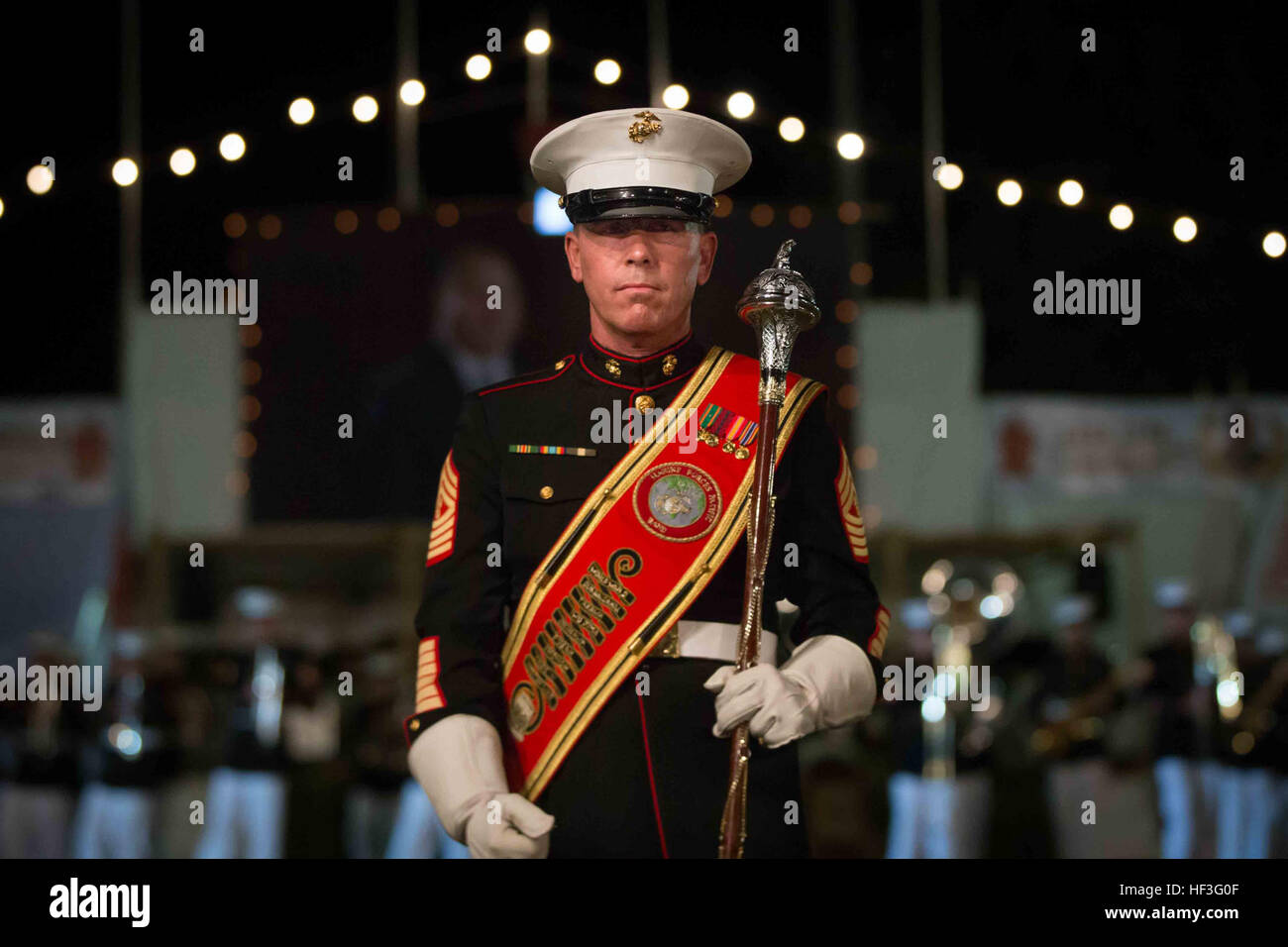 Master Gunnery Sgt. Mark Gleason, bandmaster, U.S. Marine Corps Forces ...