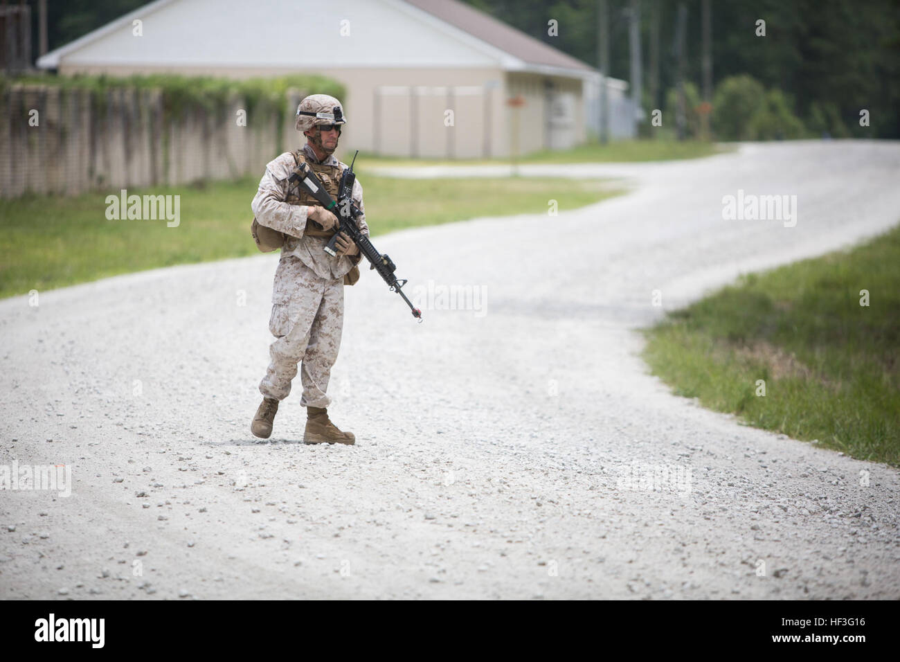 U.S. Marine Corps Cpl. Phillip T. Romo, a Combat Instructor with Fox ...
