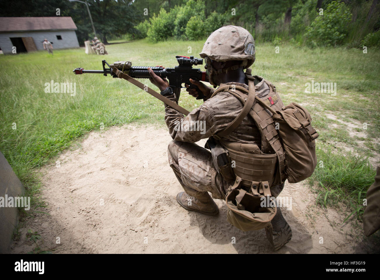 An entry-level Marine with Fox Company, Marine Combat Training ...