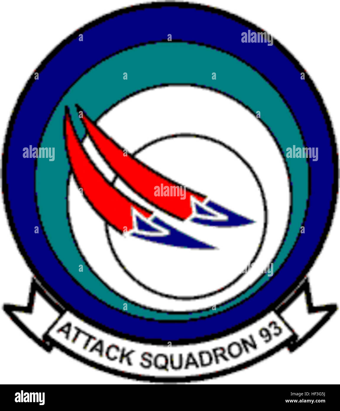 Historical image of U.S. Navy Attack Squadron 93 during the mid-1980s ...