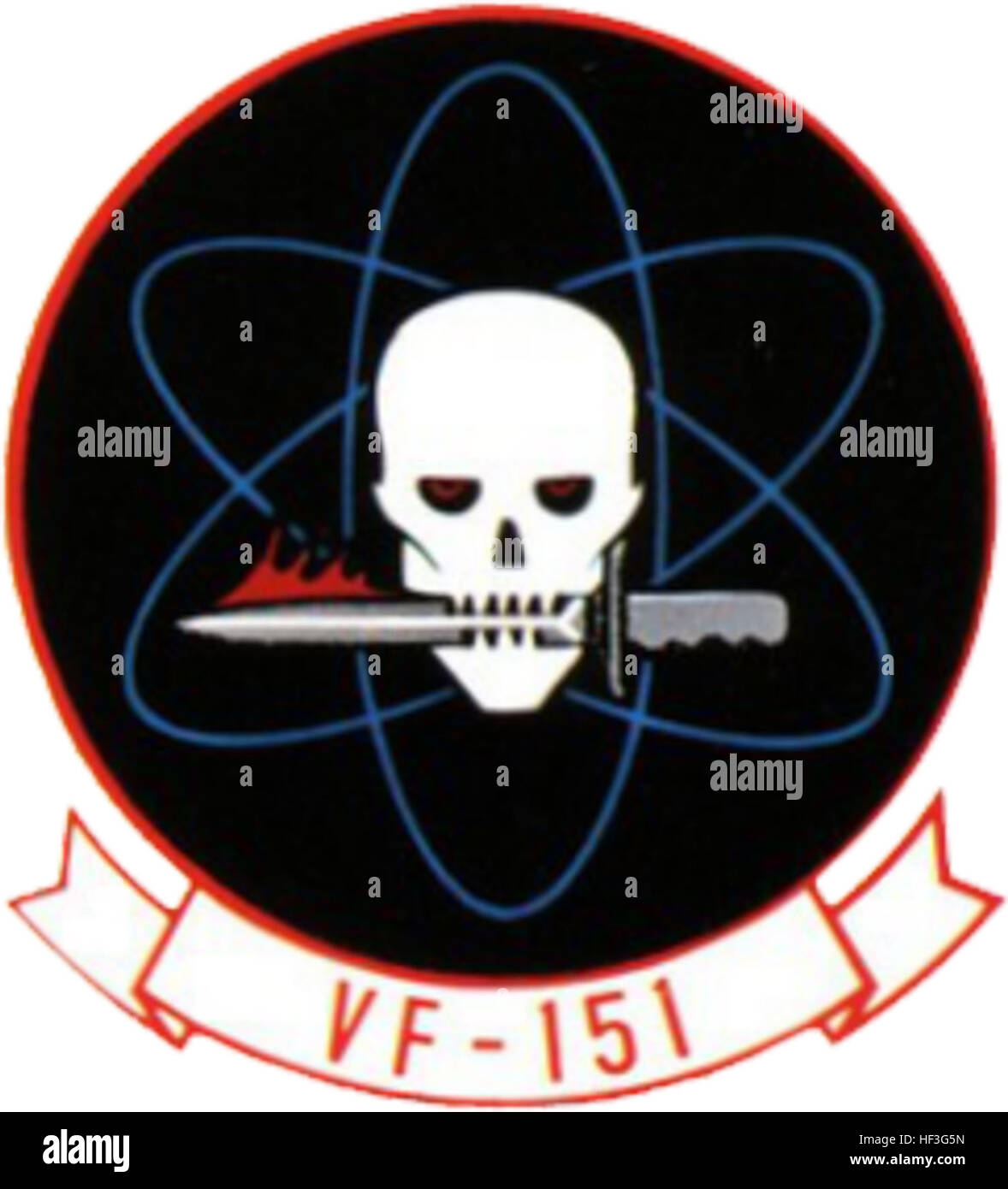 Fighter Squadron 151 (US Navy) insignia c1967 Stock Photo - Alamy