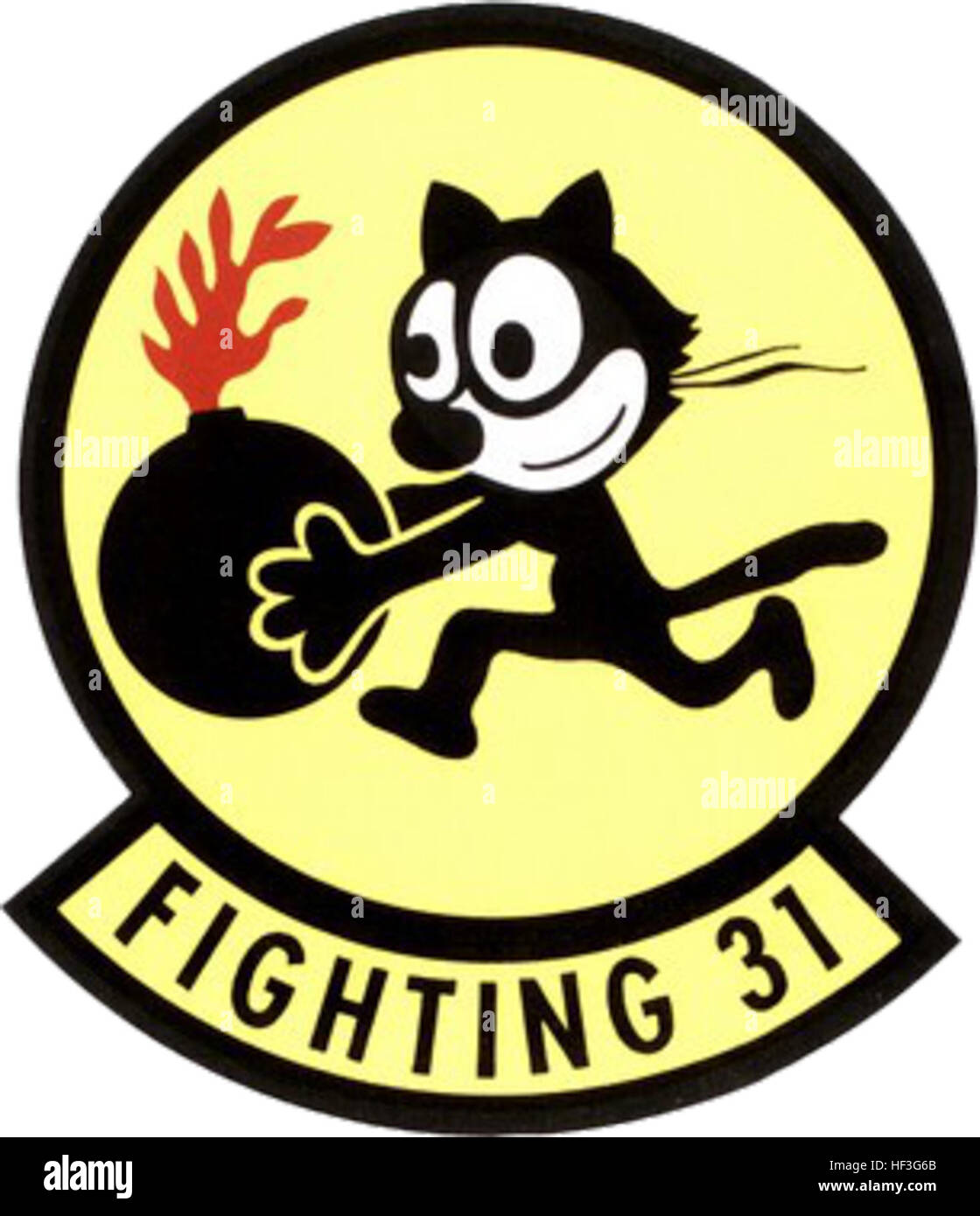 Fighter Squadron 31 (US Navy) insignia c1966 Stock Photo - Alamy