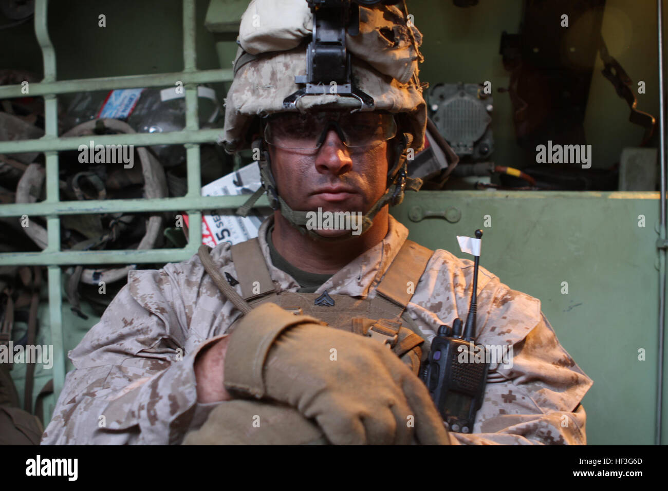 Cpl. William G. Stickney, the machine gun team leader for 1st squad ...