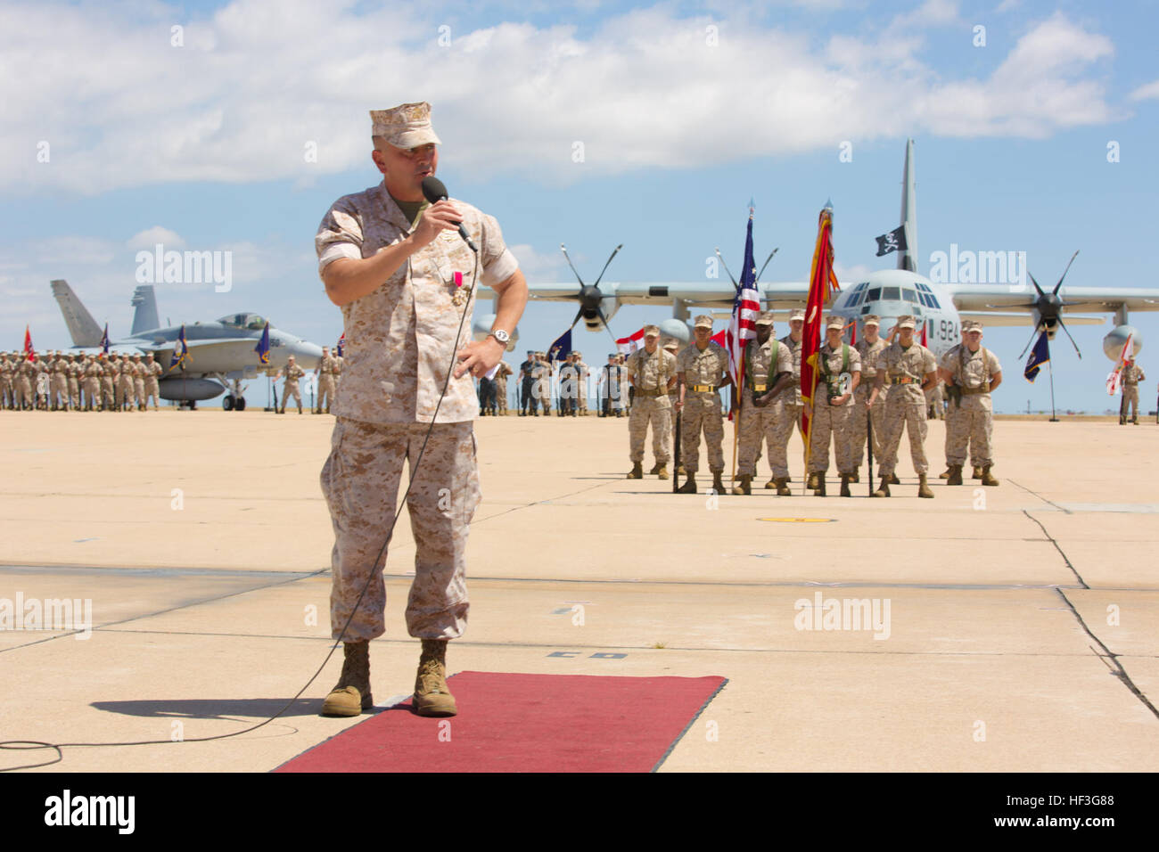 Col. Rick Uribe, former commanding officer of Marine Aircraft Group ...