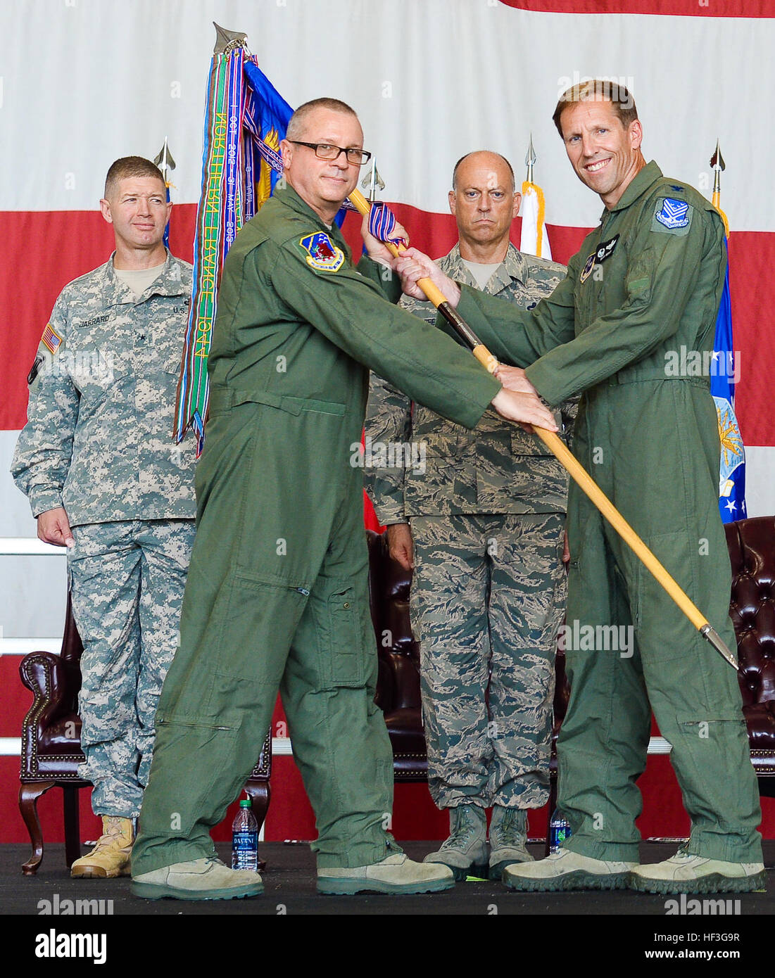 U.S. Air Force Col. Mark Weber, commander, 116th Air Control Wing (ACW ...