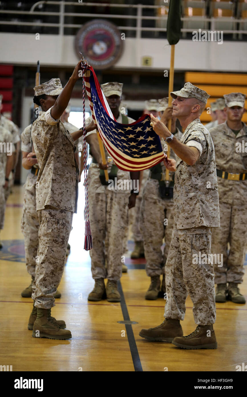 Sgt. Maj. Robin C. Fortner, left, Ground Combat Element Integrated Task ...