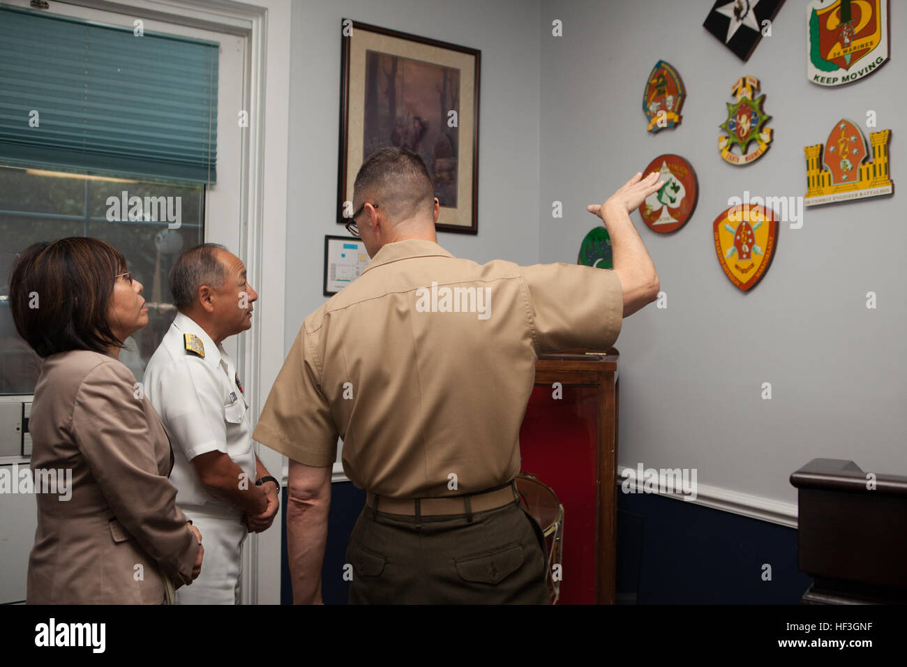U.S. Marine Corps Brig. Gen. Robert F. Castellvi, commanding general ...