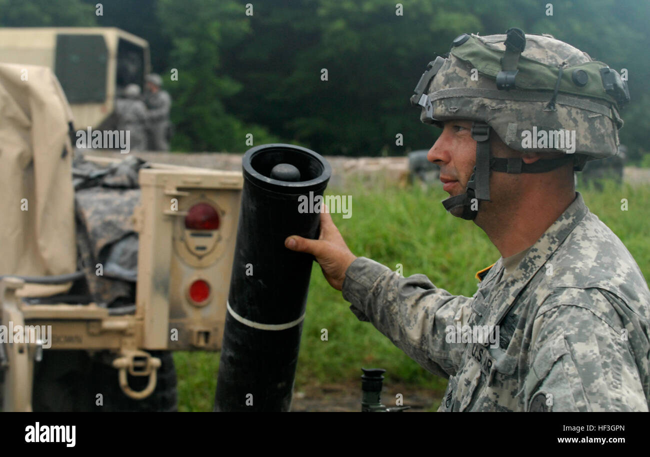 New York Army National Guard indirect-fire infantrymen with the 2-101 ...