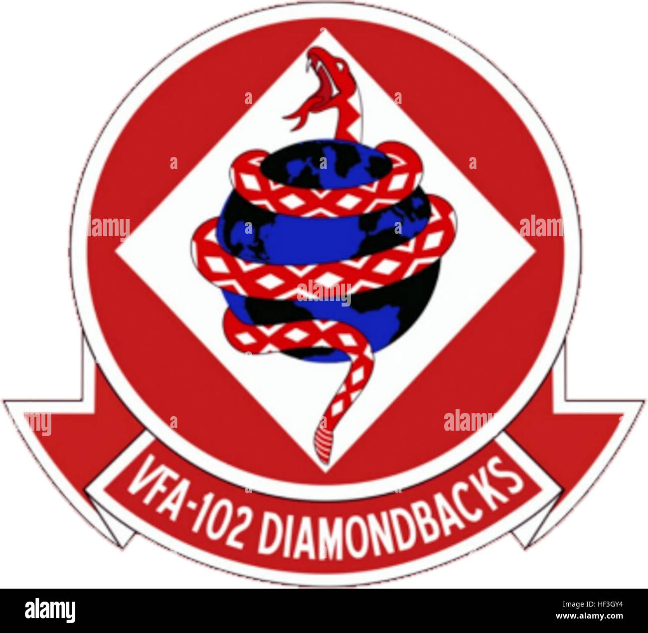 Strike Fighter Squadron 102 (US Navy) insignia 2009 Stock Photo - Alamy