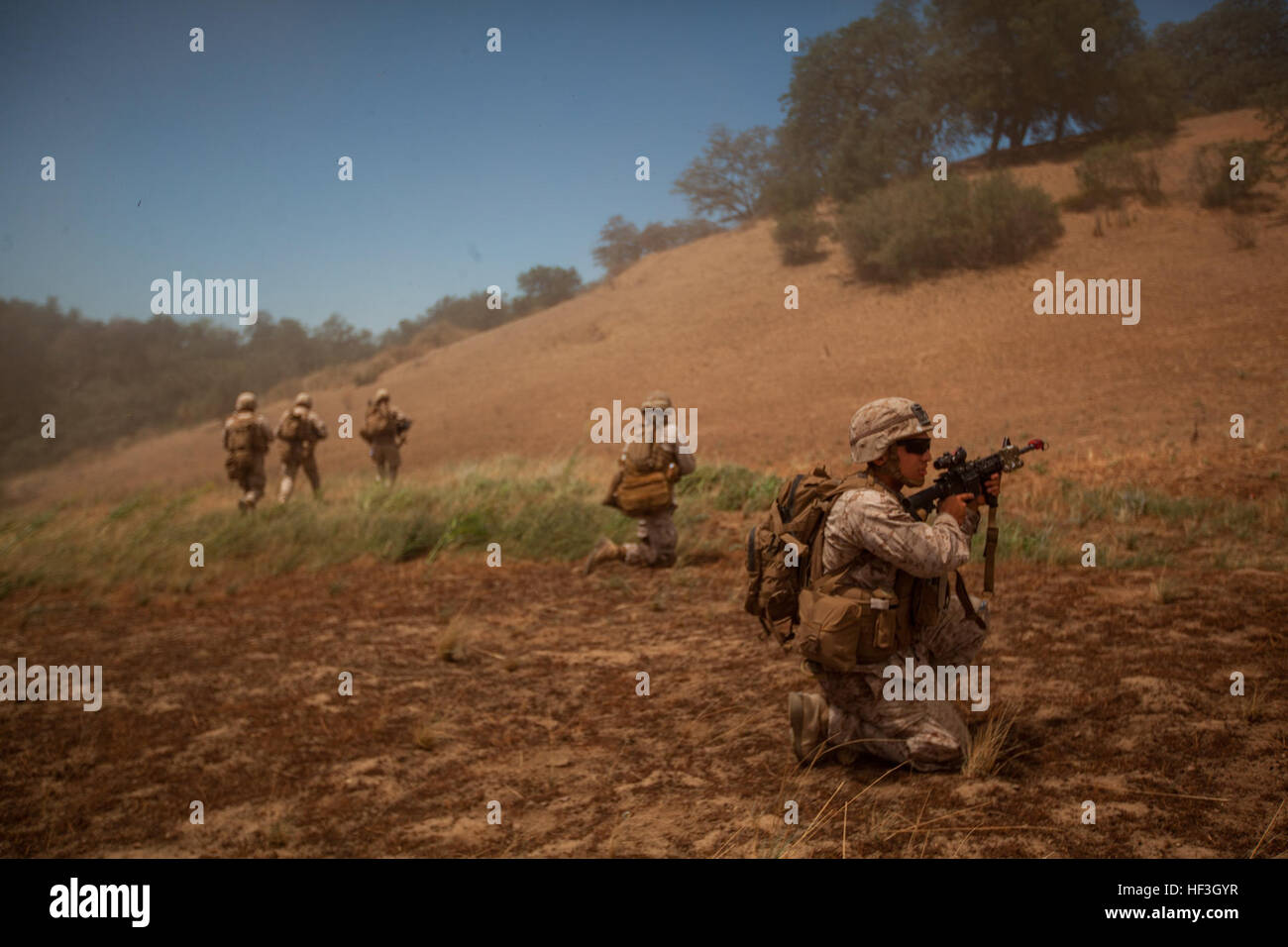 Infantry Marines with 3rd Platoon, Company C, 1st Battalion, 7th ...