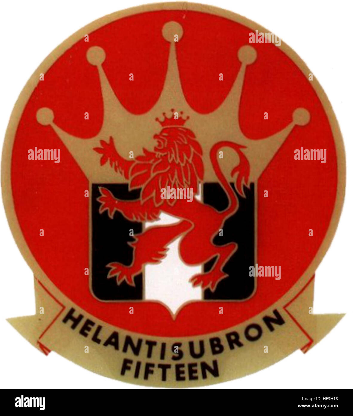 Helicopter Anti-Submarine Squadron 15 (US Navy) insignia c1983 Stock ...
