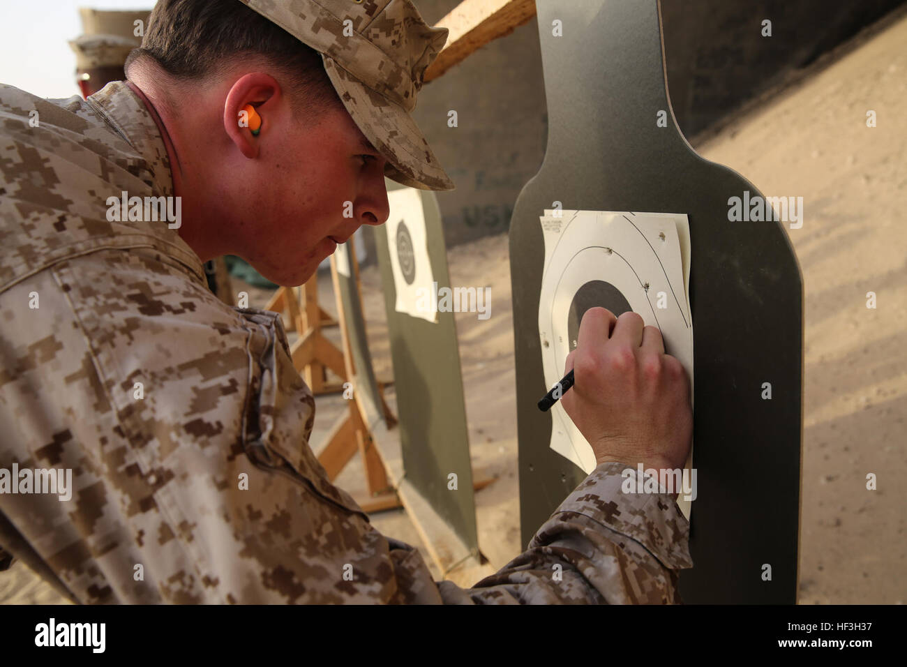 U.S. Marine Lance Cpl. Craig Weston with Special Purpose Marine Air ...