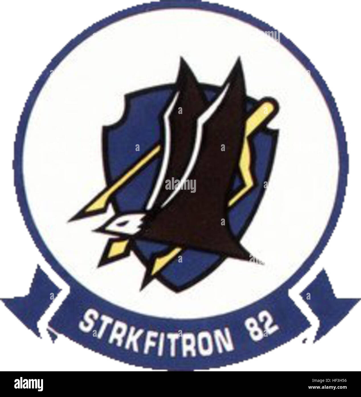 Strike Fighter Squadron 82 (US Navy) insignia 1990 Stock Photo - Alamy