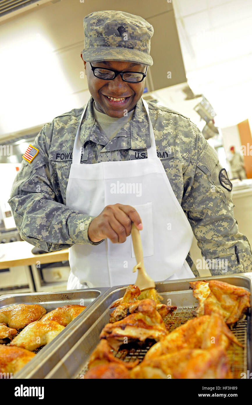 Spc. Preston Fowler, of Jackson, Miss., assigned to Headquarters ...