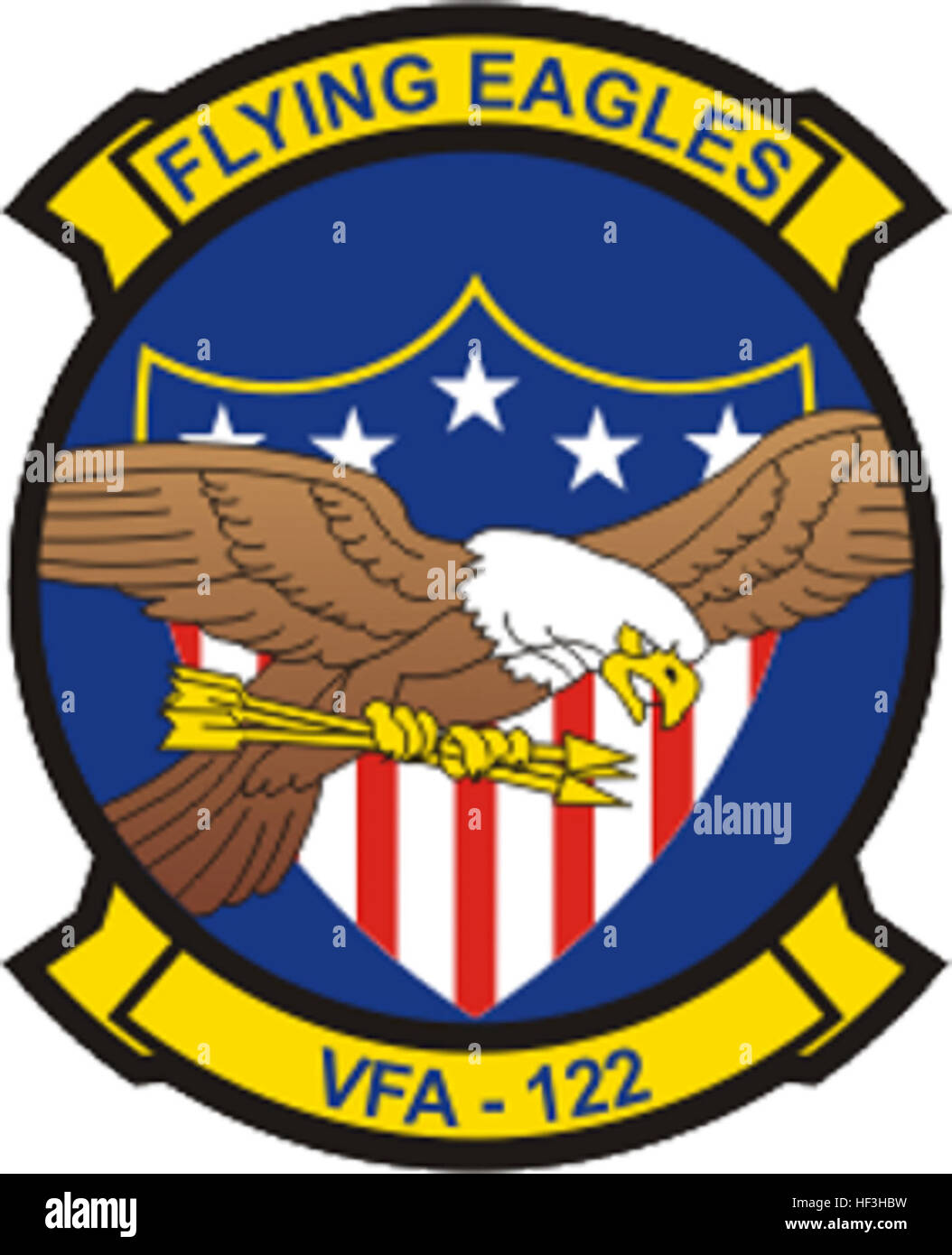 Strike Fighter Squadron 122 (US Navy) insignia 1999 Stock Photo - Alamy