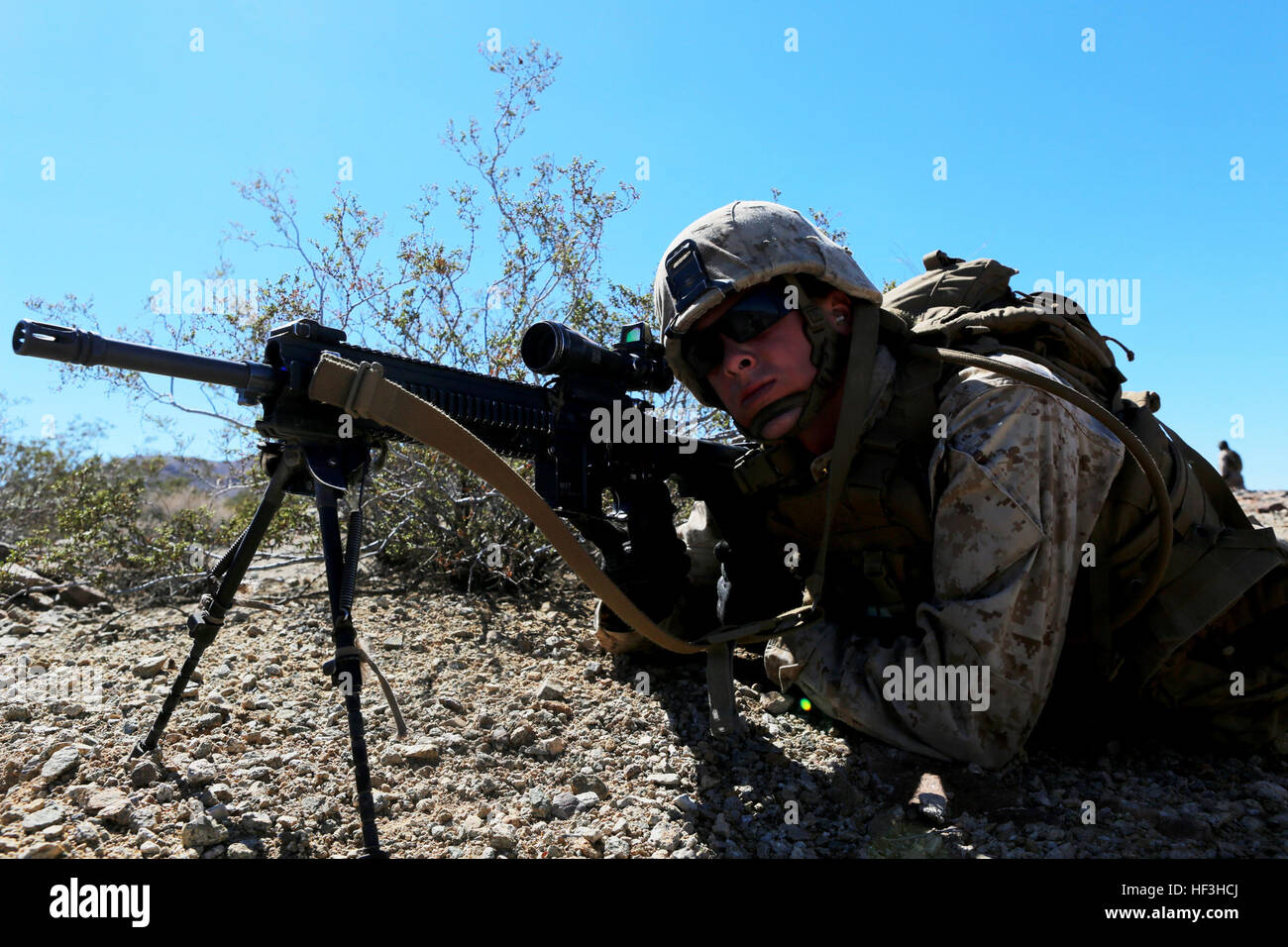 Pfc. Caleb Crabtree, a rifleman with 1st Battalion, 3rd Marine Regiment ...