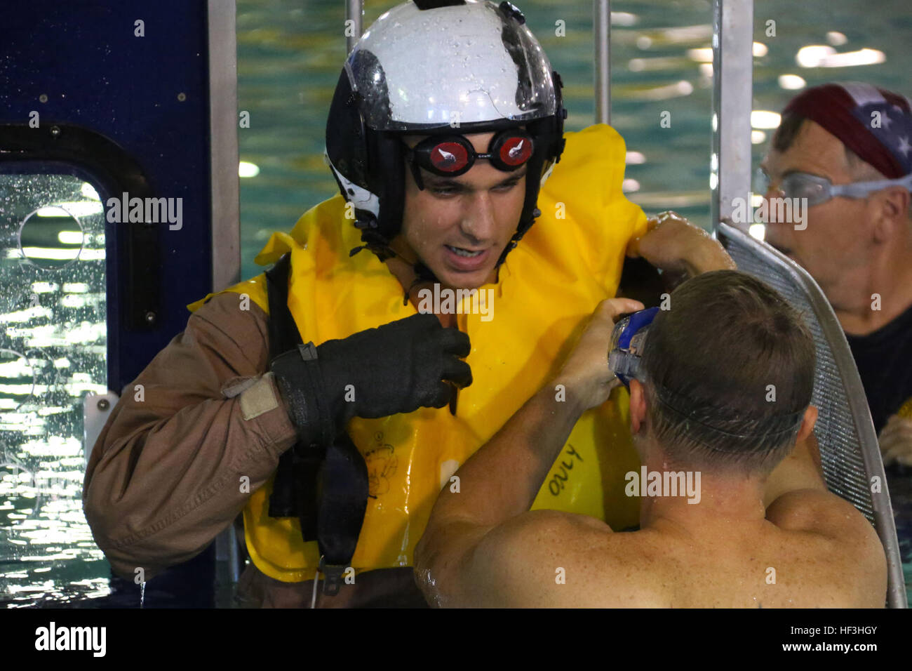 Cpl. Erban Maxwell, right, recieves guidance by Chief Petty Officer ...