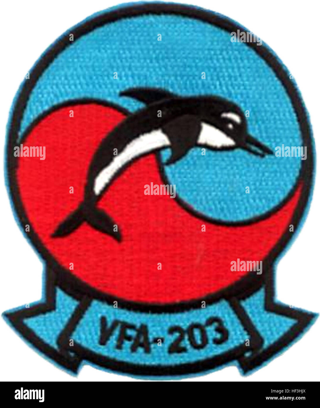 Strike Fighter Squadron 203 (US Navy) insignia c1989 Stock Photo - Alamy